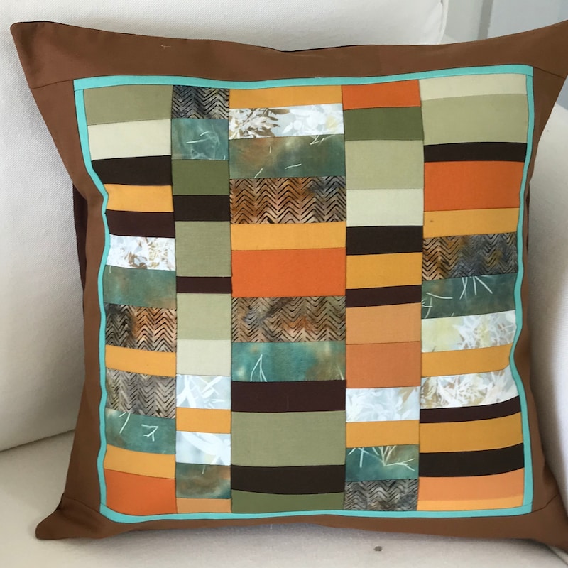 Modern Quilt Pillow - Etsy