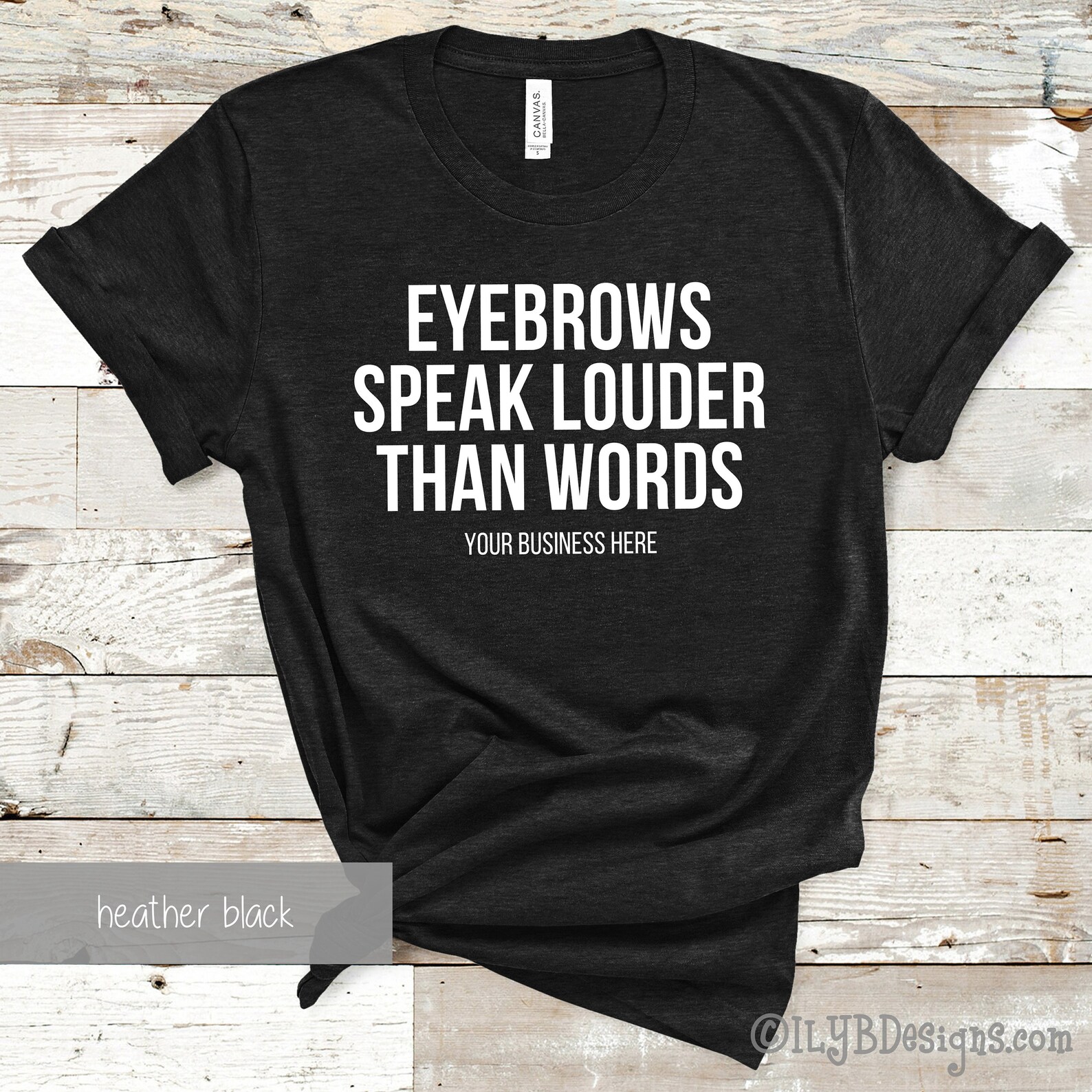Eyebrows Speak Louder Than Words T-shirt Custom Brow Shirt - Etsy