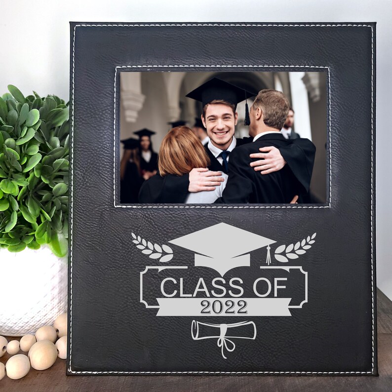 Custom Graduation Picture Frame Class of 2022 Engraved Photo - Etsy