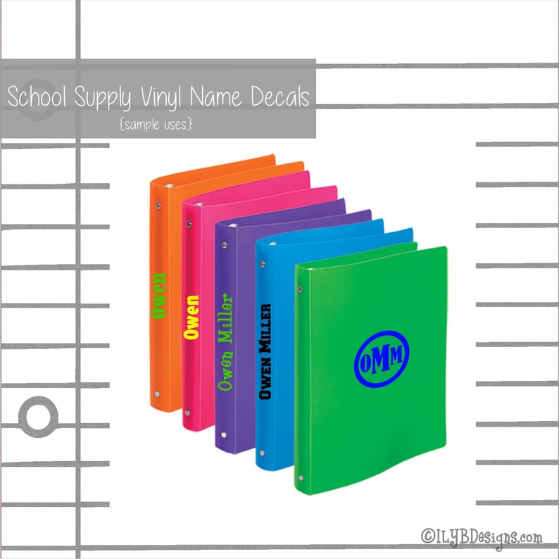 School Supply Name Labels Baseball Back to School Labels for - Etsy