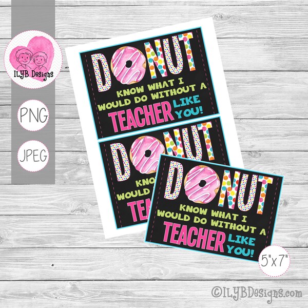 I Donut Know What I Would Do Without You Card - Etsy