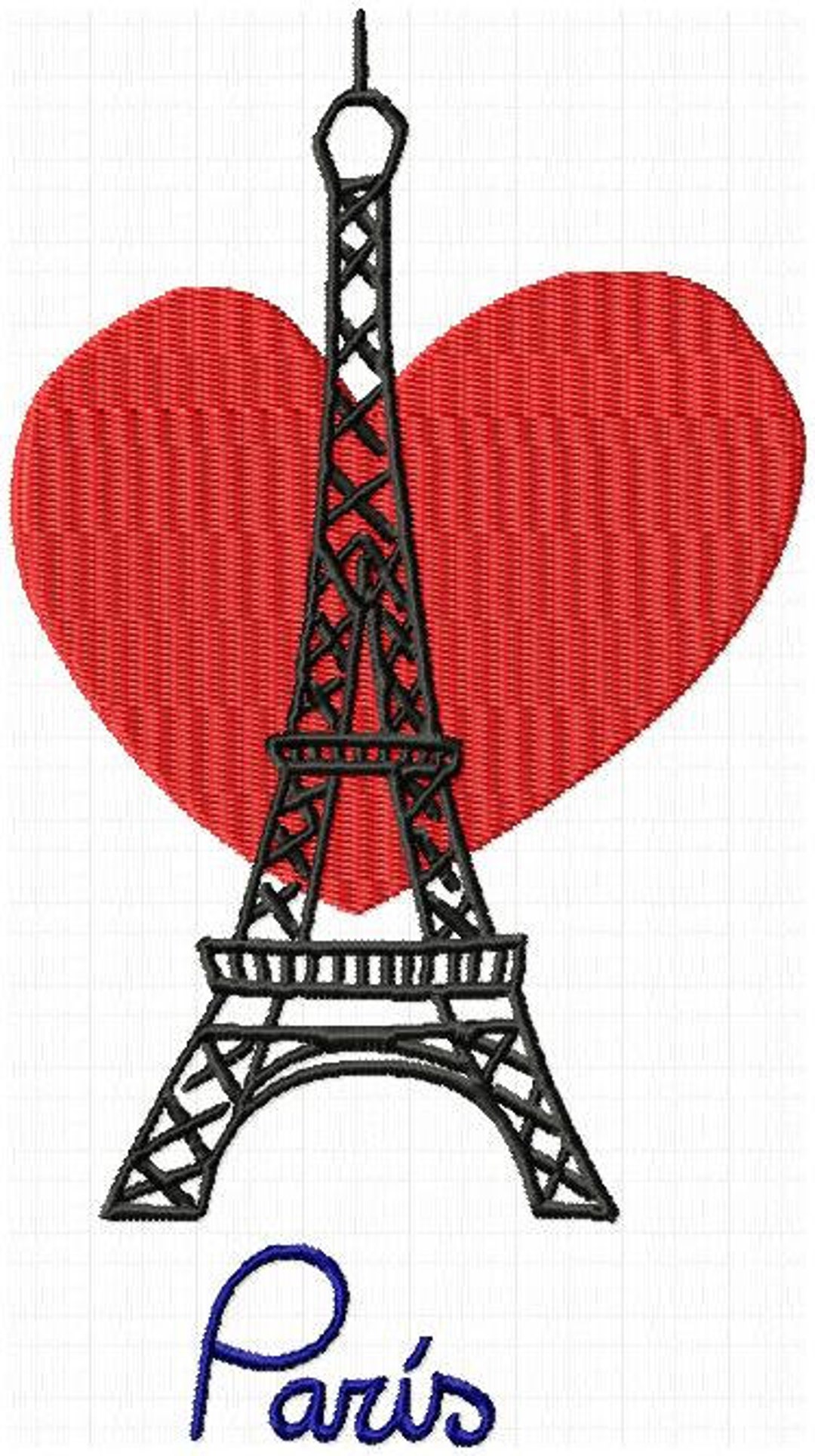 Paris Stickdatei Instant Download - Etsy.de