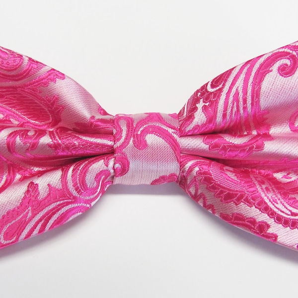 Pink Bow Tie - Etsy