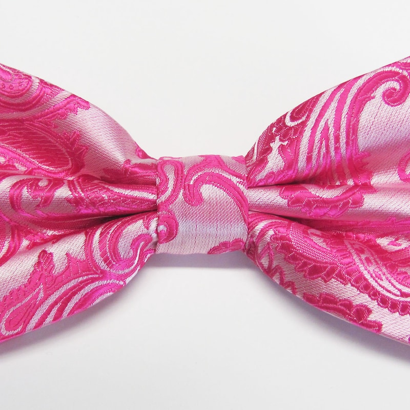 Hot Pink Bow Tie - Etsy