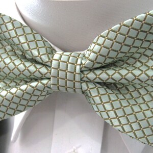 Light Green Raised Diamond Pattern with Free Pocket Square - Etsy