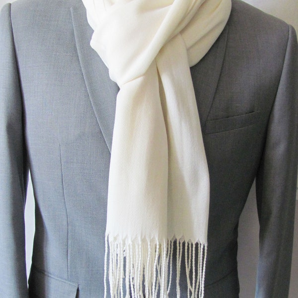 Off White Scarf - Etsy