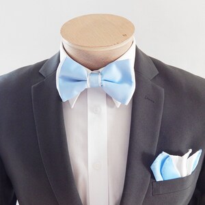 Mens Bow Tie Extra Fancy Two Colored Fabric Adjustable Bow Tie - Etsy