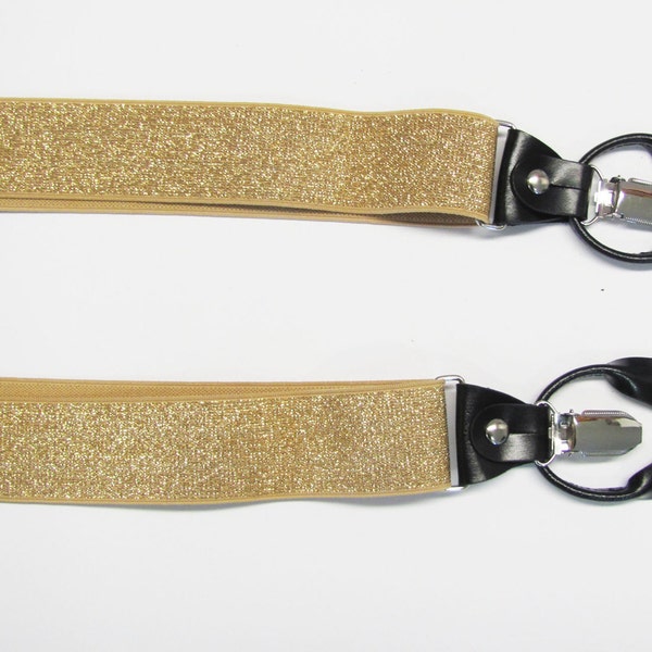 Gold Suspenders - Etsy
