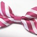 Raspberry and White Stripe with Free Pocket Square Design - Etsy