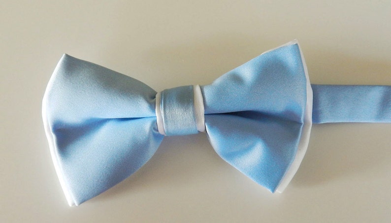 Mens Bow Tie Extra Fancy Two Colored Fabric Adjustable Bow Tie - Etsy
