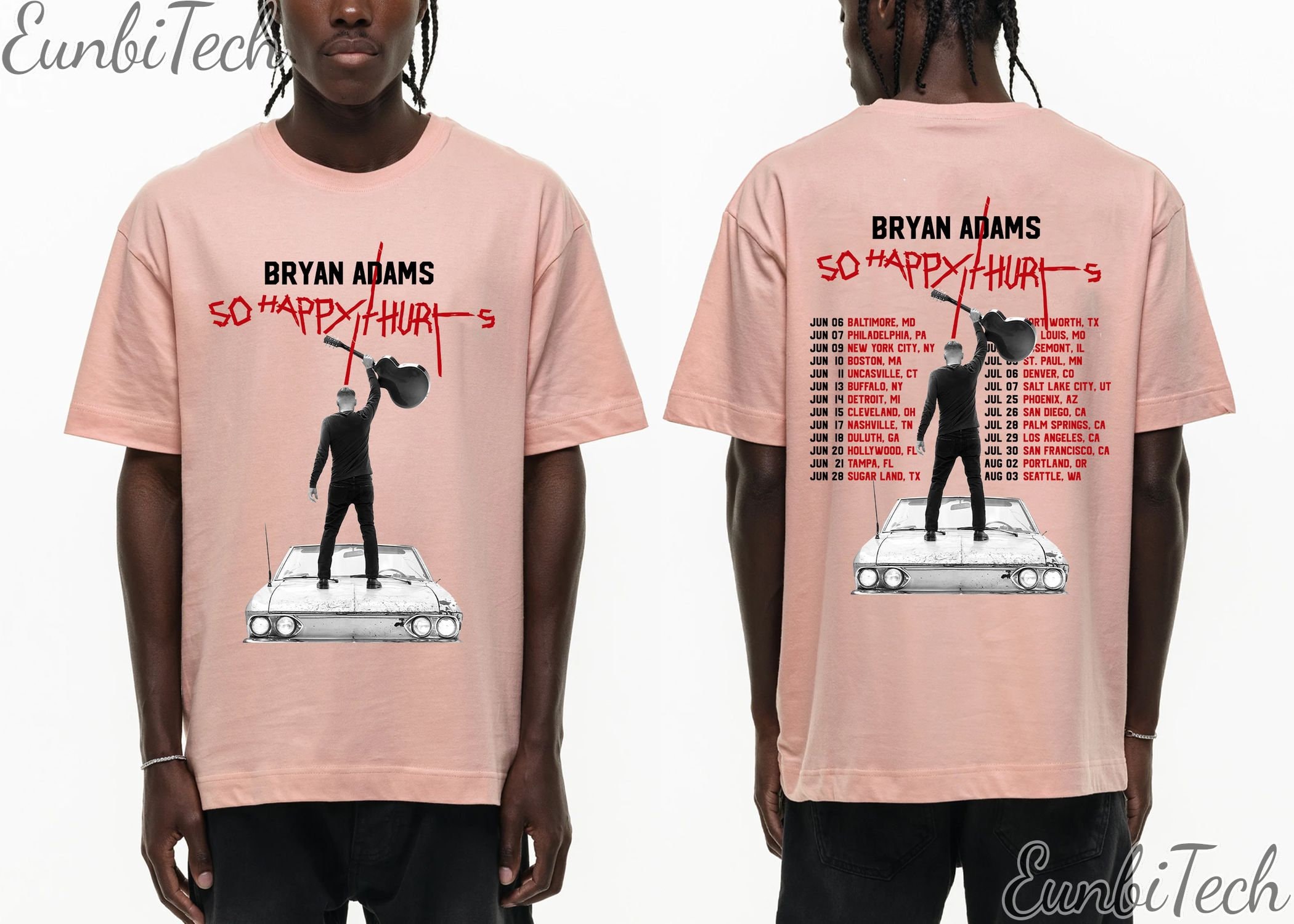Bryan Adams Vintage T-Shirt,Bryan Adams Tour 2023 Shirt Designed & Sold ...