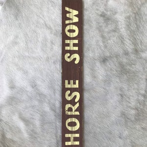 Antique Horse Show Sign Equestrian Carved Wood Sign - Etsy