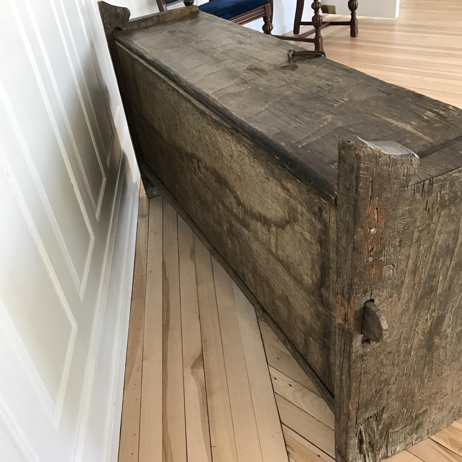 Antique Dowry Chest Indian Chest 19th C Carved Wood Wedding Chest ...