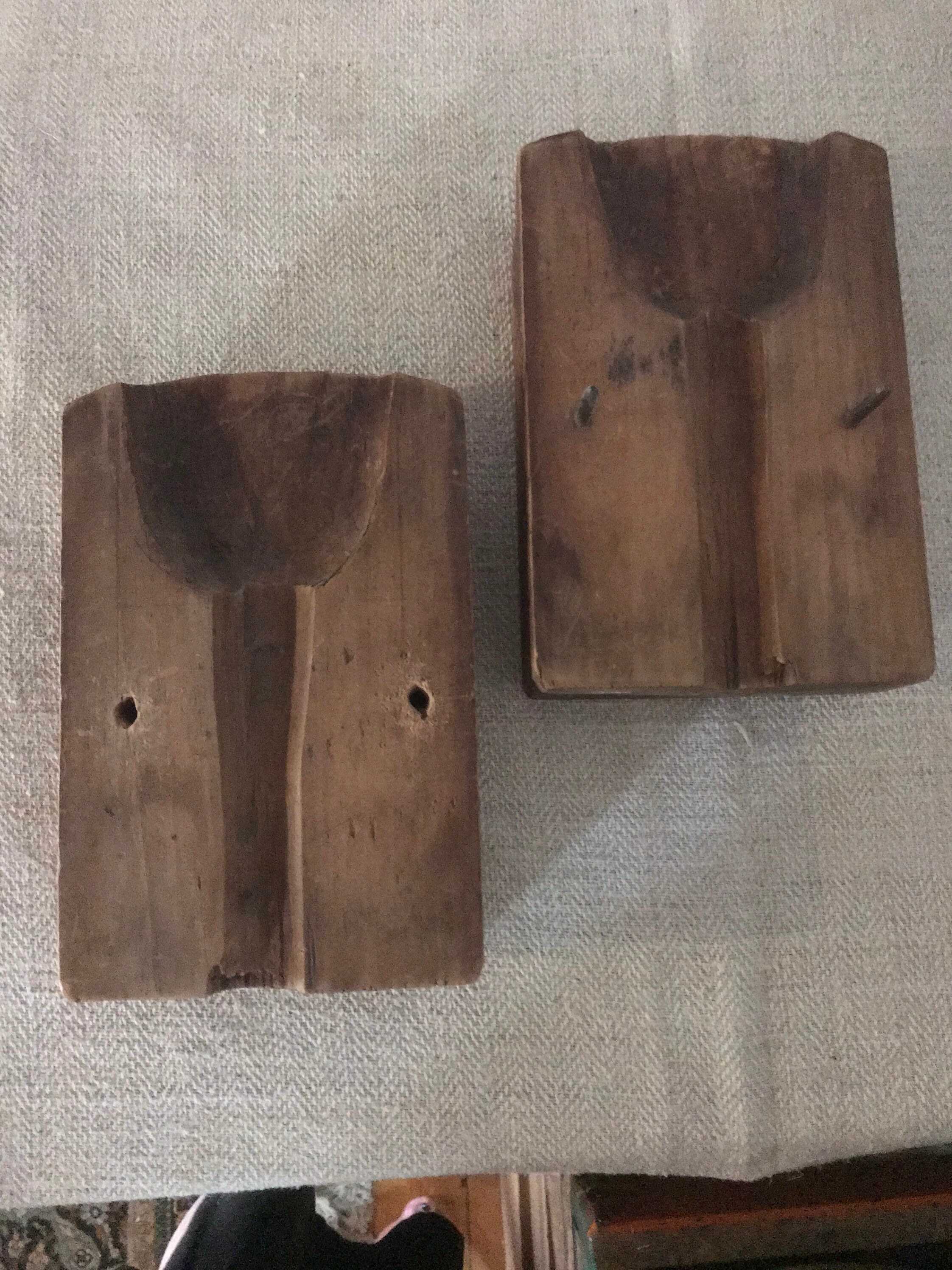 Antique Industrial Wood Molds Factory Molds Broom Molds Pr ...
