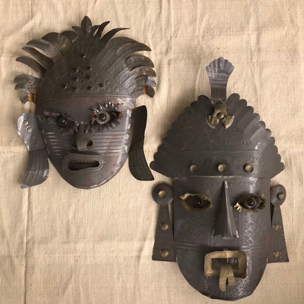Antique Mexican Mask - Etsy