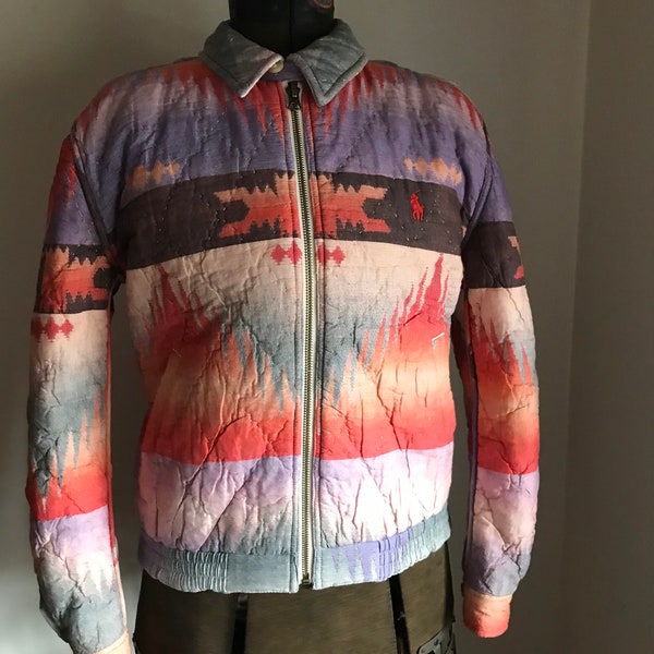 Ralph Lauren Patchwork Jacket - Etsy