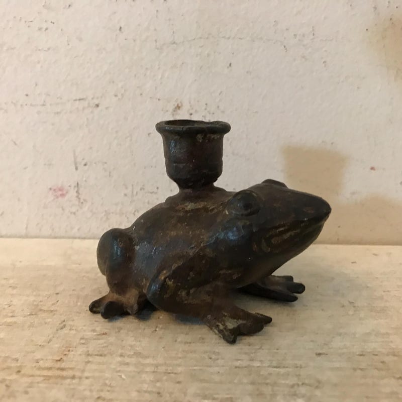 Frog Candlestick - Etsy