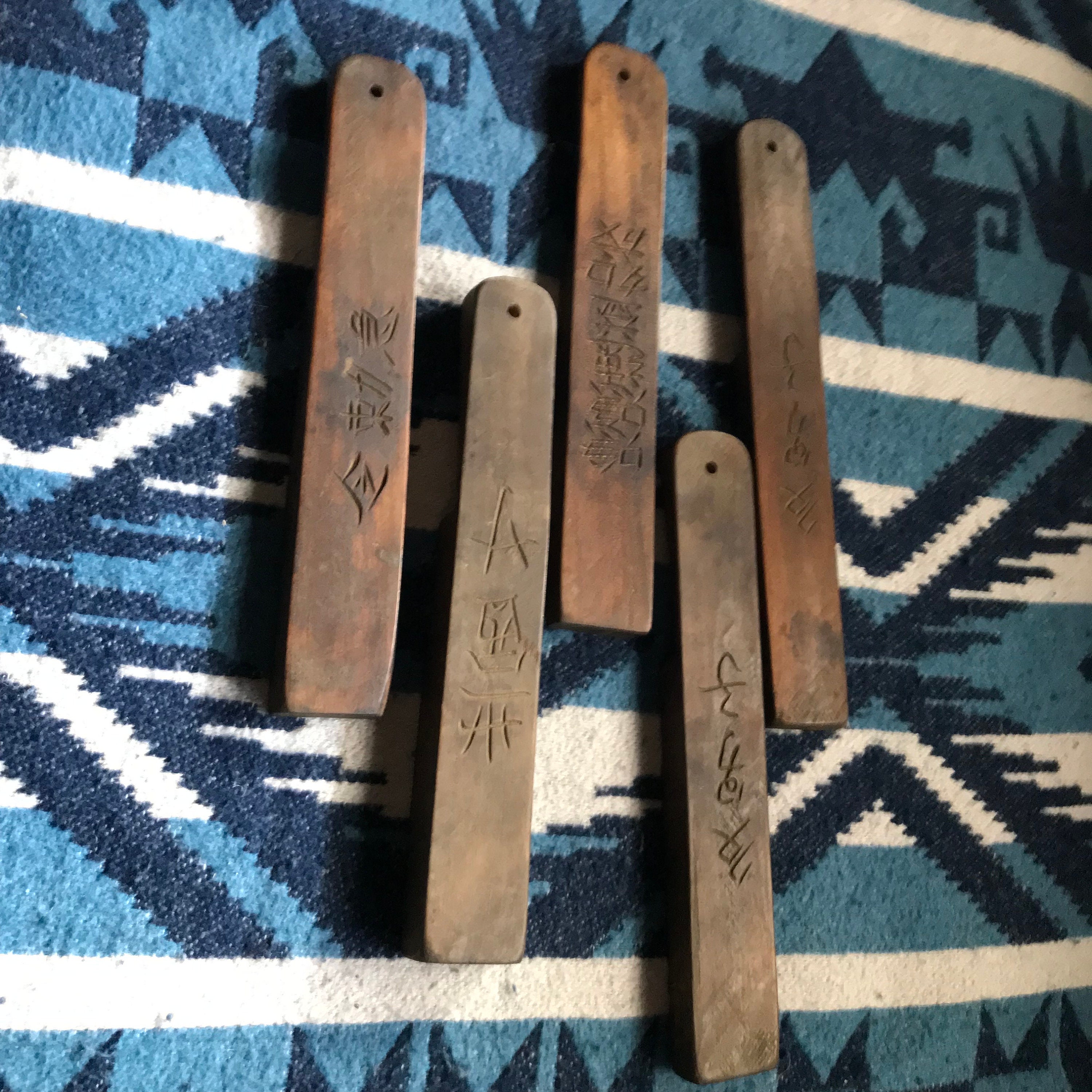 Antique Japanese Wooden Molds Japanese Rice Wood Molds Architectural ...