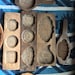 Antique Japanese Wooden Molds Japanese Rice Wood Molds Architectural ...