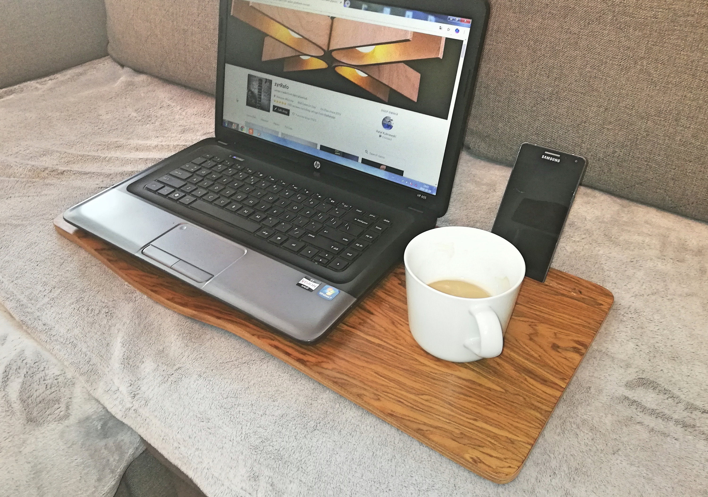 Laptop tray / Macbook Lap Desk / Laptop Stand | Etsy