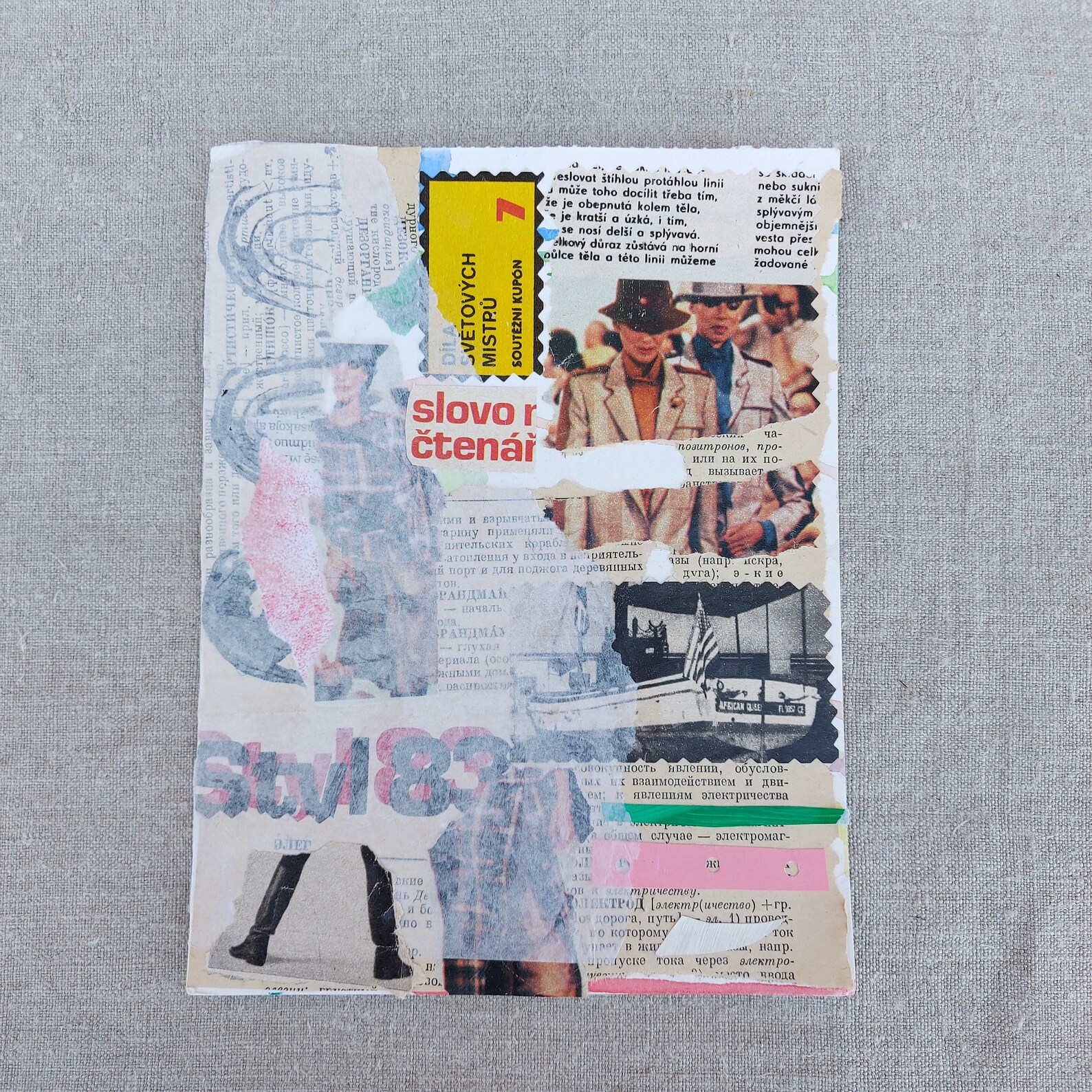 Collage Sheets, Collage Masterboards, Mix Media Paper Pack, Ephemera ...