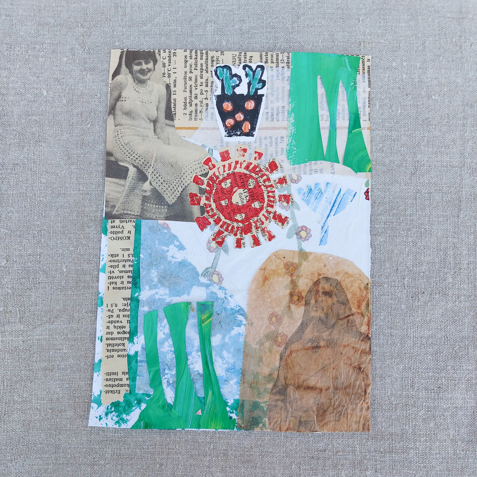 Collage Sheets, Collage Masterboards, Mix Media Paper Pack, Ephemera ...
