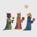 Christmas Cross Stitch Pattern, 3 Wise Men, Nativity Scene, Christmas ...