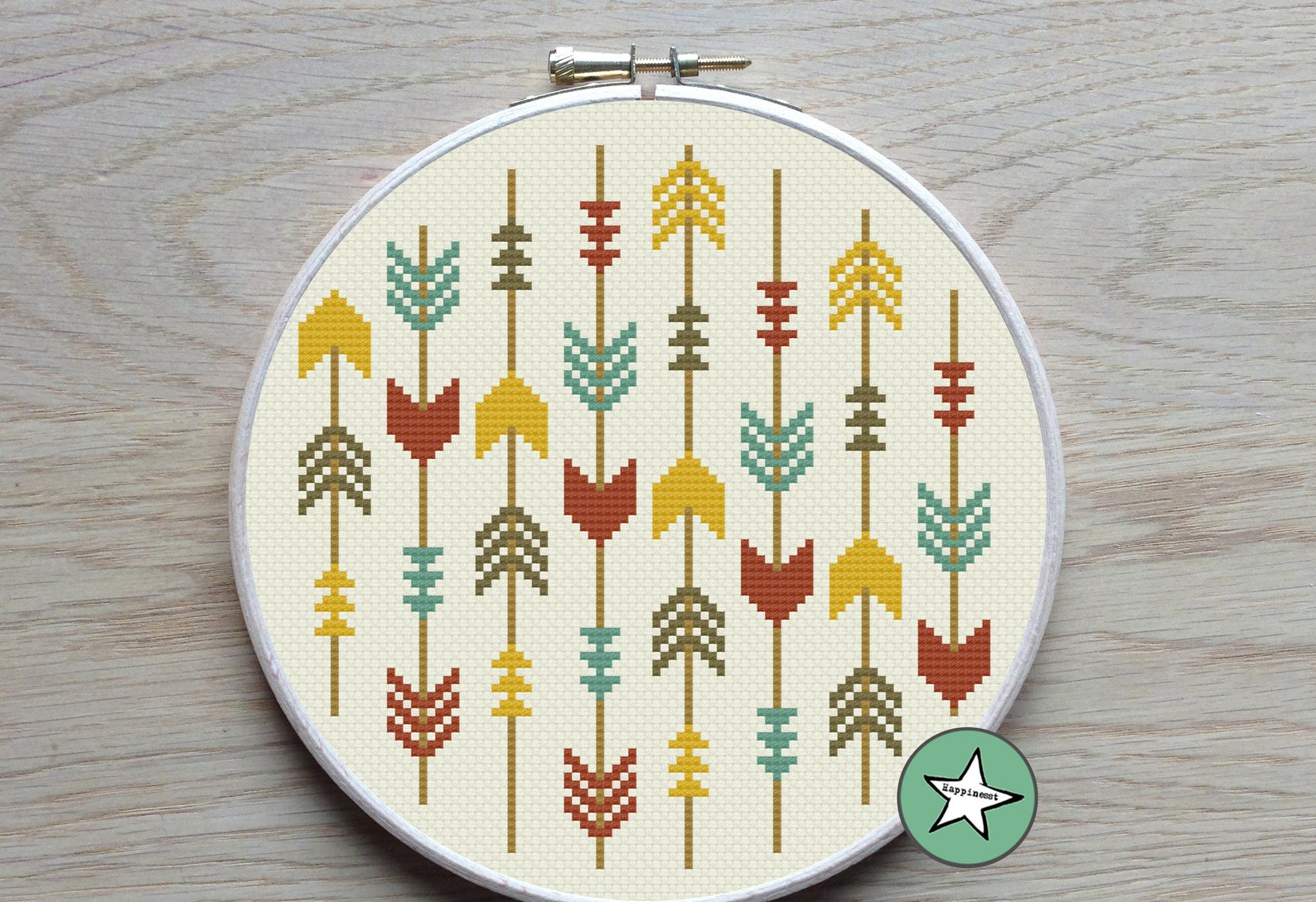 Cross Stitch Pattern Arrows Arrows Aztec PDF Pattern - Etsy