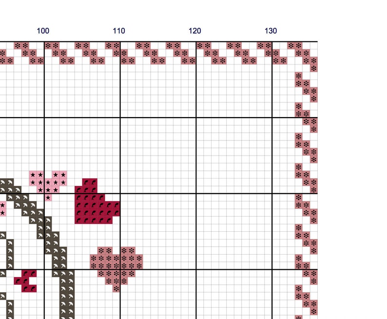 Wedding Cross Stitch Pattern Love Tree Diy Customizable - Etsy