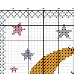 Cross Stitch Pattern Baby Birth Sampler, Birth Announcement, I Love You ...