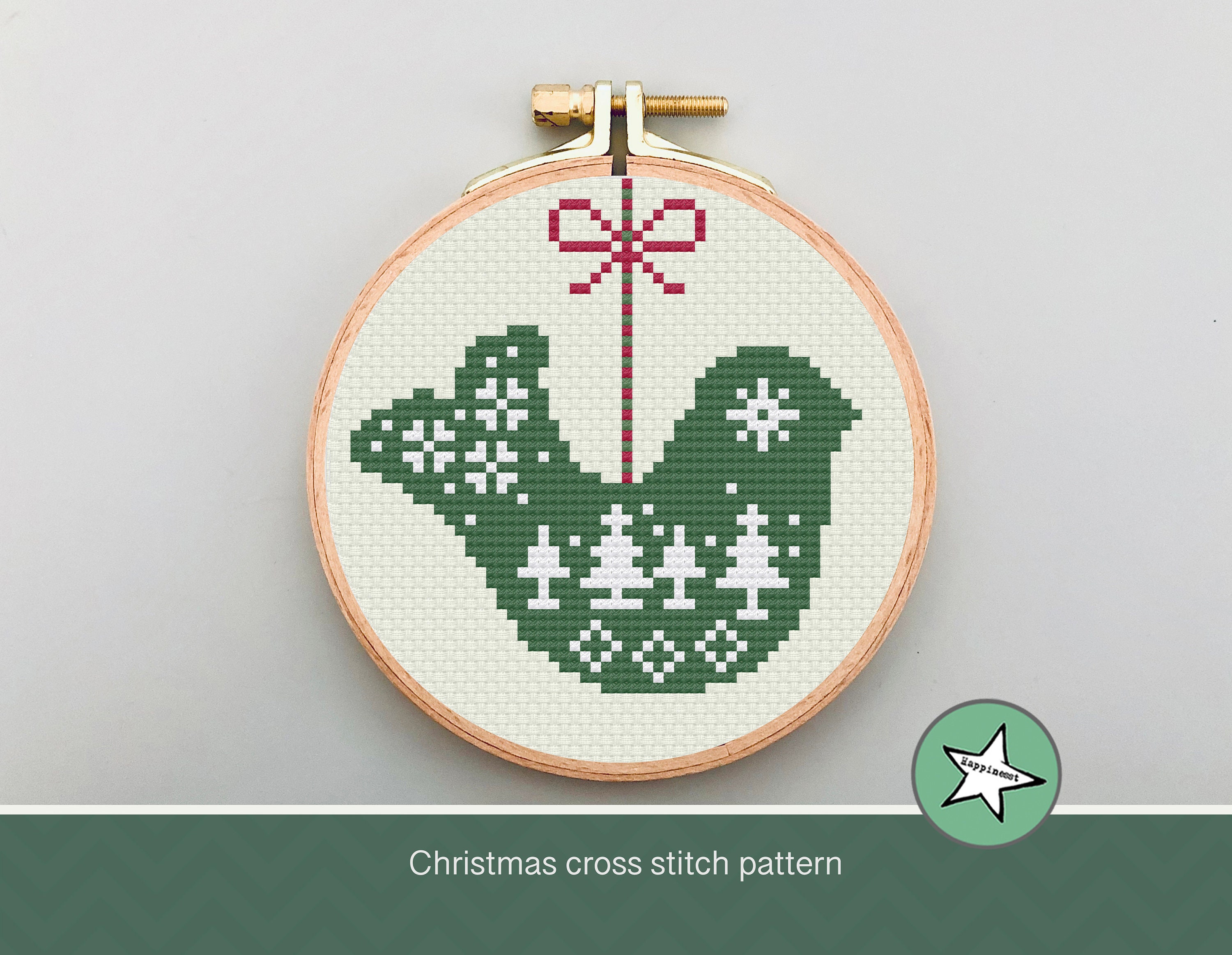 Christmas Cross Stitch Pattern Dove Christmas Decoration - Etsy