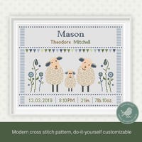 Sheep Coat 01 Cross Stitch Pattern. Digital PDF Download. 60,000 ...