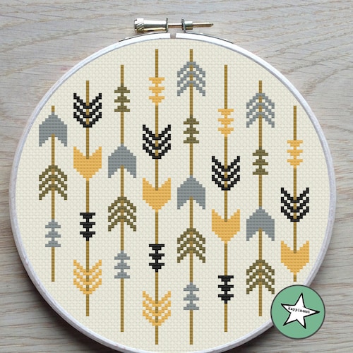 Arrows Cross Stitch Pattern Instant Download - Etsy