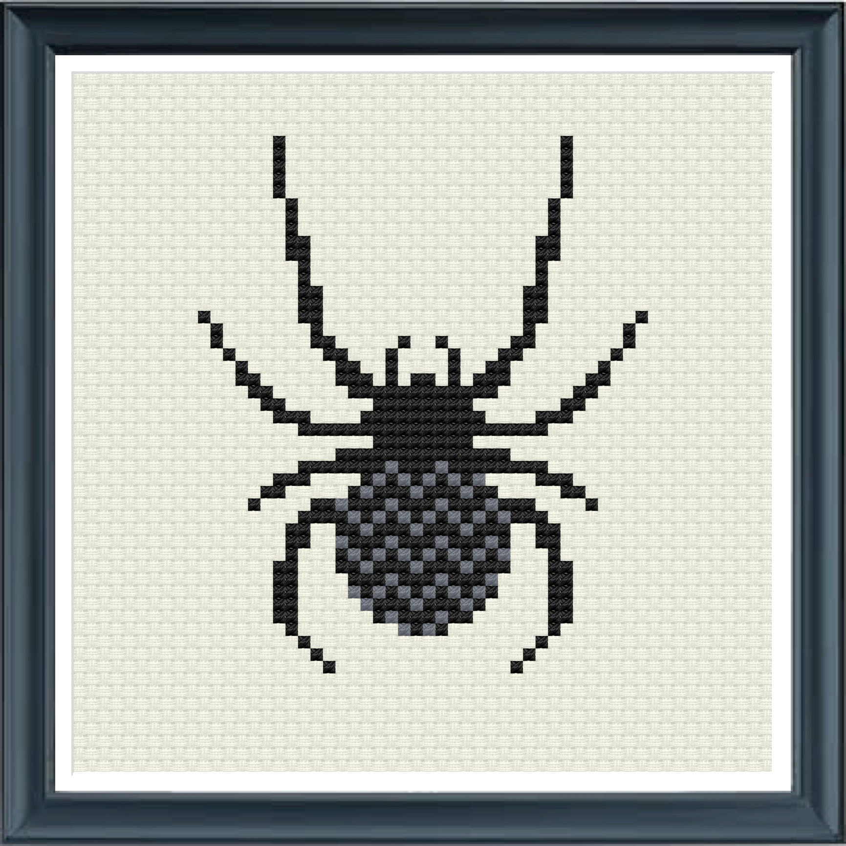 Cross Stitch Pattern Spider Chevron Spider Modern Cross | Etsy