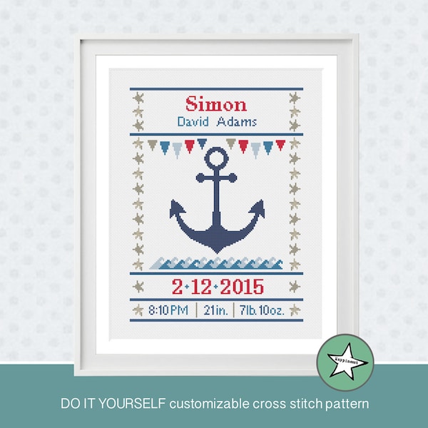 Anchor Cross Stitch - Etsy