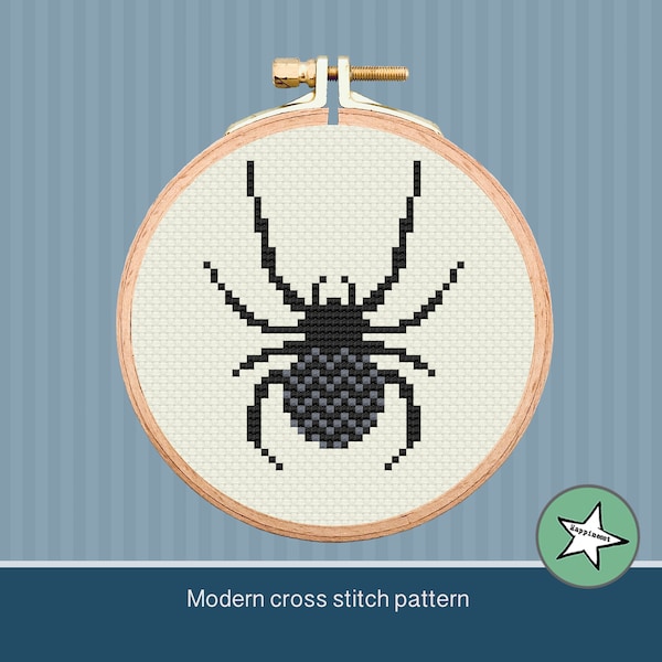 Spider Cross Stitch Pattern - Etsy