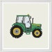 Cross Stitch Pattern Tractor, Modern Cross Stitch, PDF, ** Instant ...