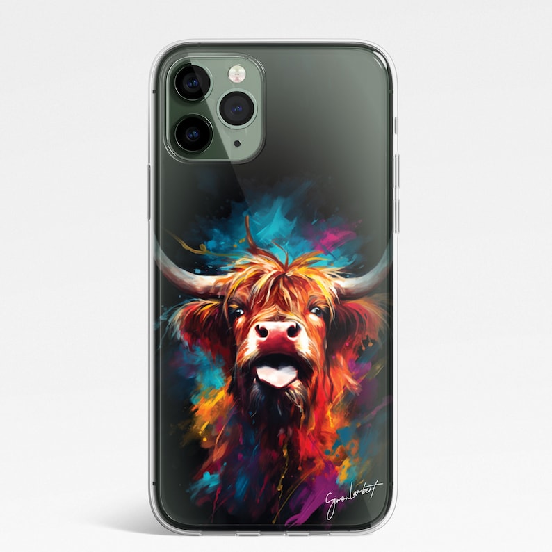 Wildlife Farm Animals iPhone Case Pallette Knife Art CLEAR Phone Cover ...