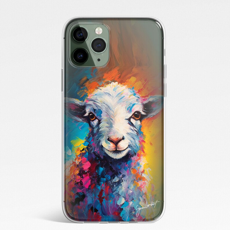 Wildlife Farm Animals iPhone Case Pallette Knife Art CLEAR Phone Cover ...