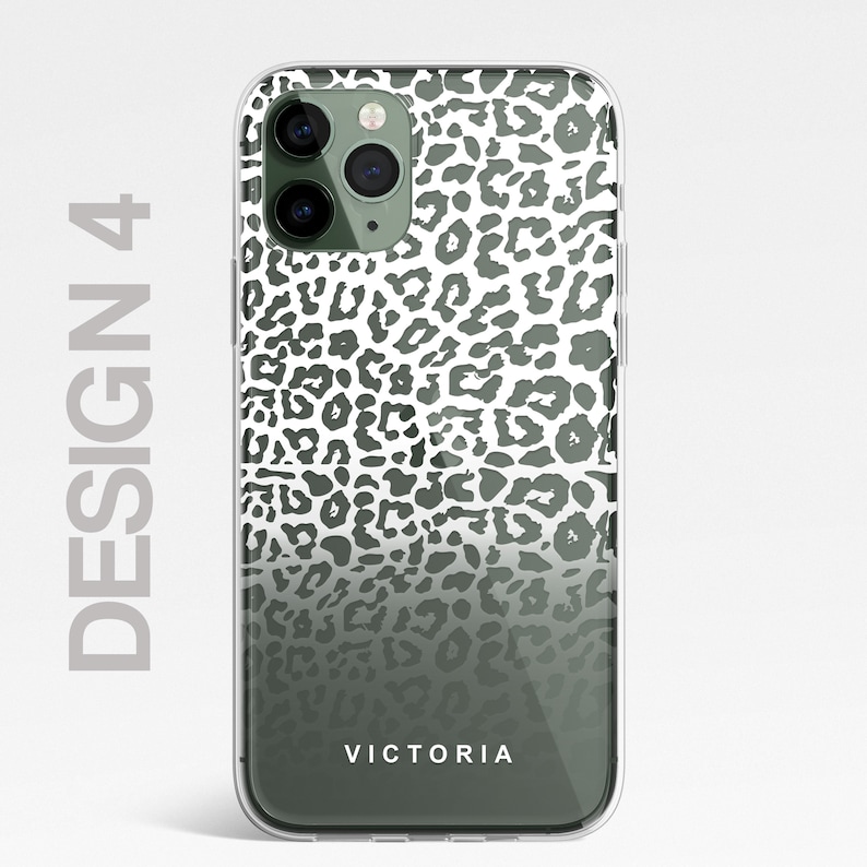 Personalised Initials Custom Silicone CLEAR Phone Case Cover - Etsy UK