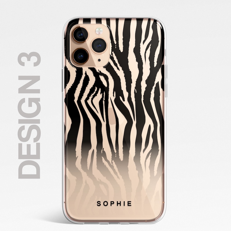 Personalised Initials Custom Silicone CLEAR Phone Case Cover - Etsy UK