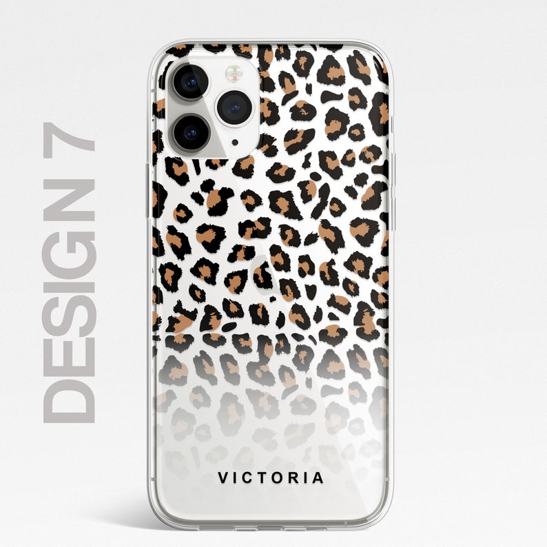 Personalised Initials Custom Silicone CLEAR Phone Case Cover - Etsy UK