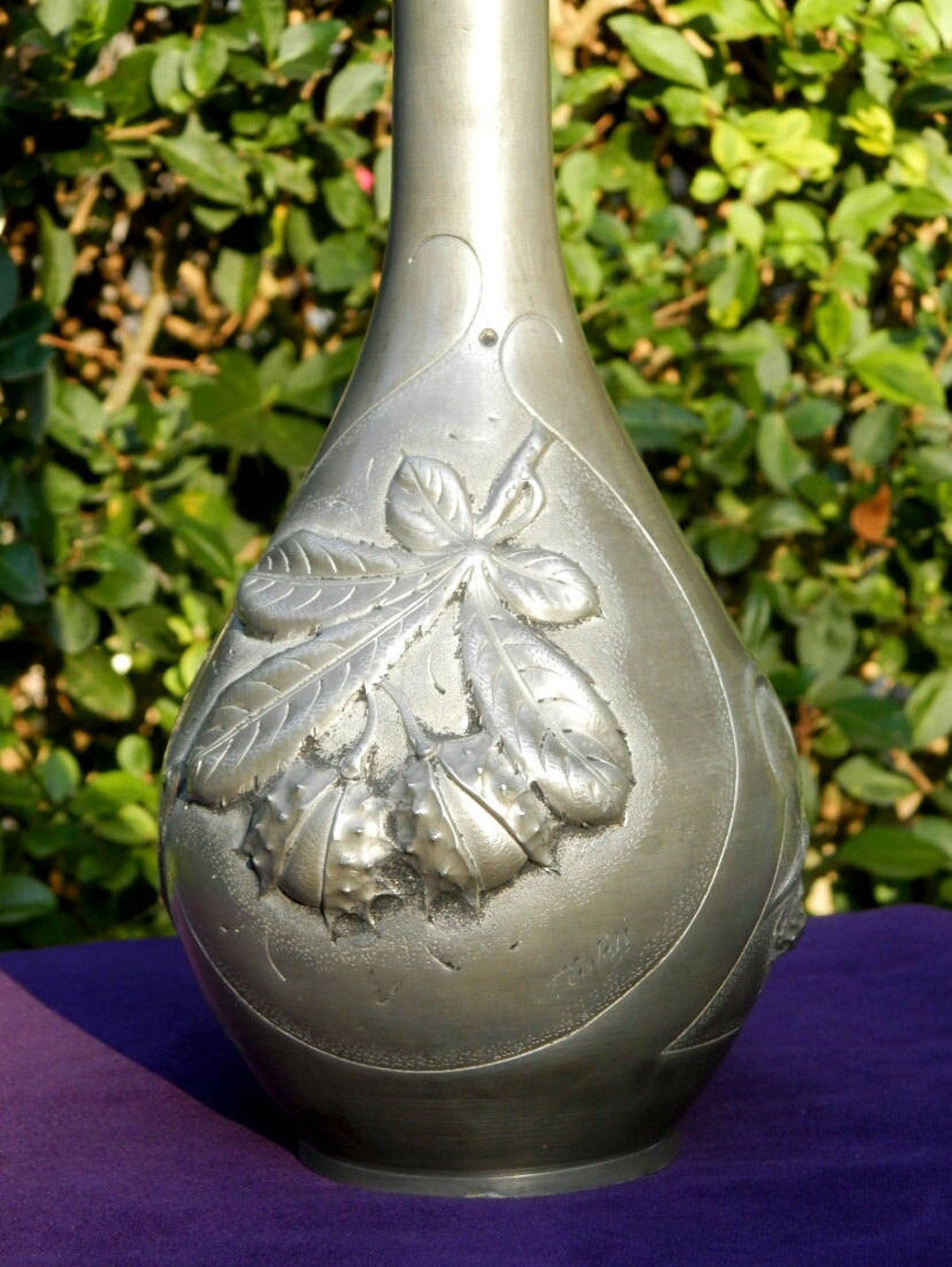 TALL Signed Art Nouveau Vase Arts and Crafts Statement - Etsy