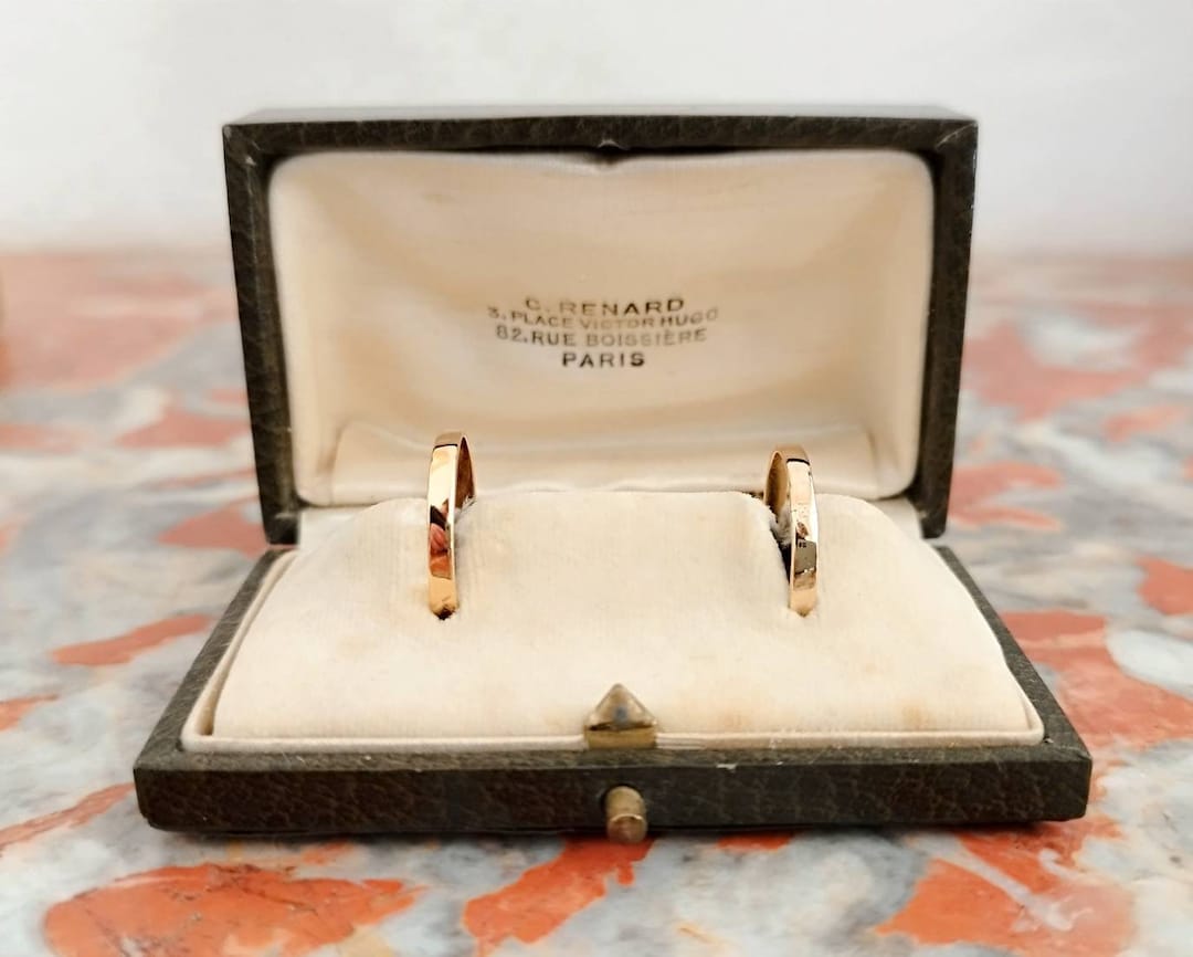 Rare Vintage French Wedding Band Box, Antique Ring Box, Luxury ...