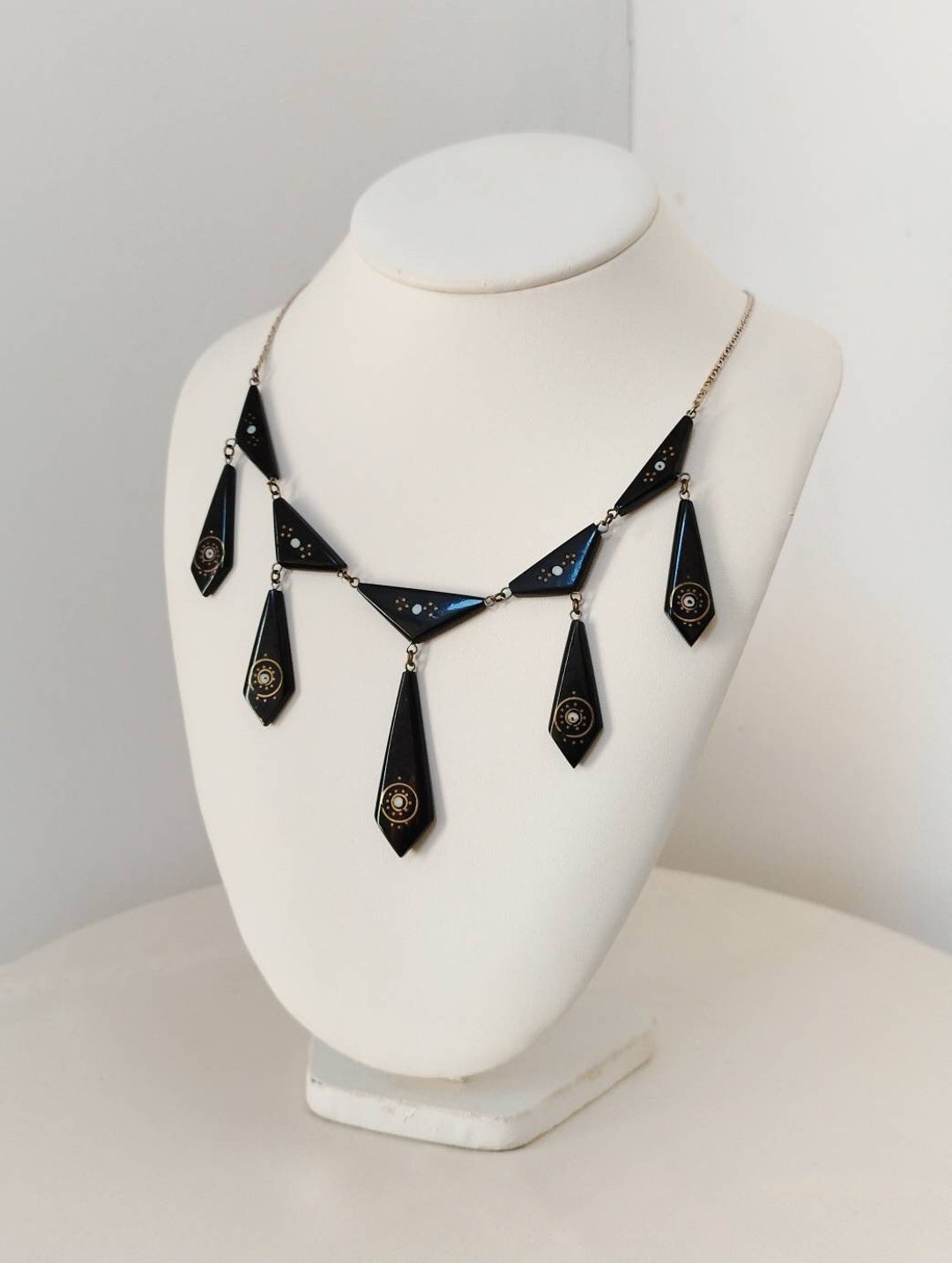 Original Art Deco Flappers Necklace, Authentic Vintage Bakelite, Luxury ...