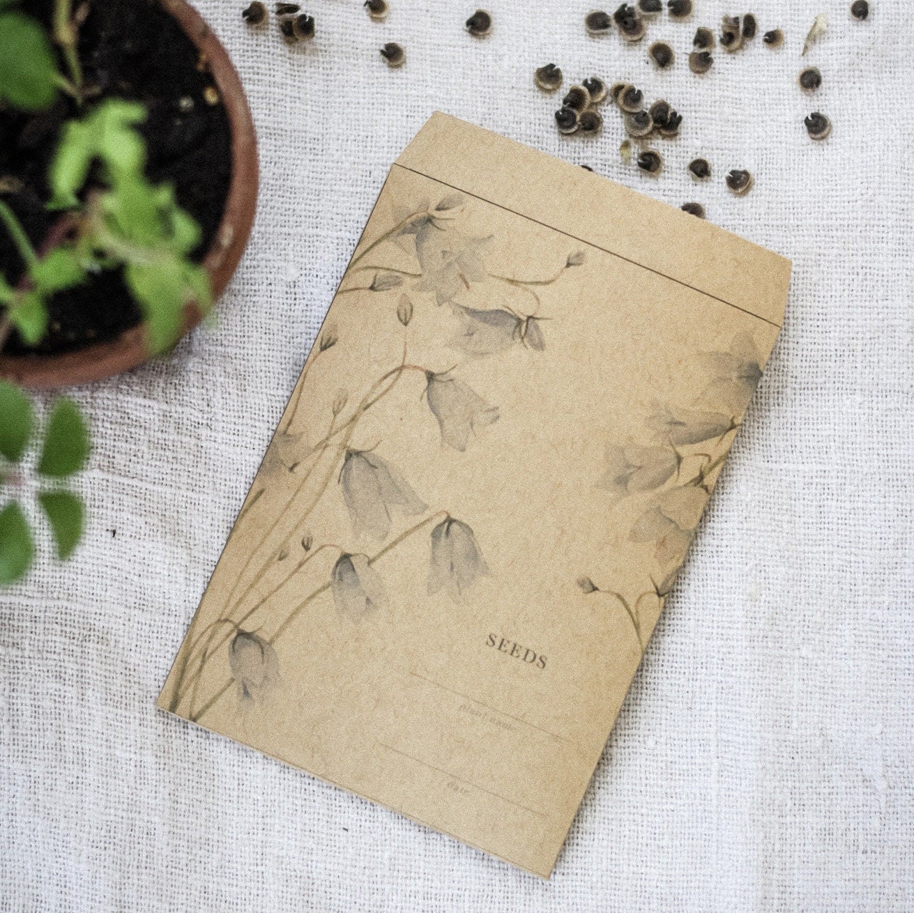 Printable Seed Packet, Instant Download, Harebell Design - Etsy