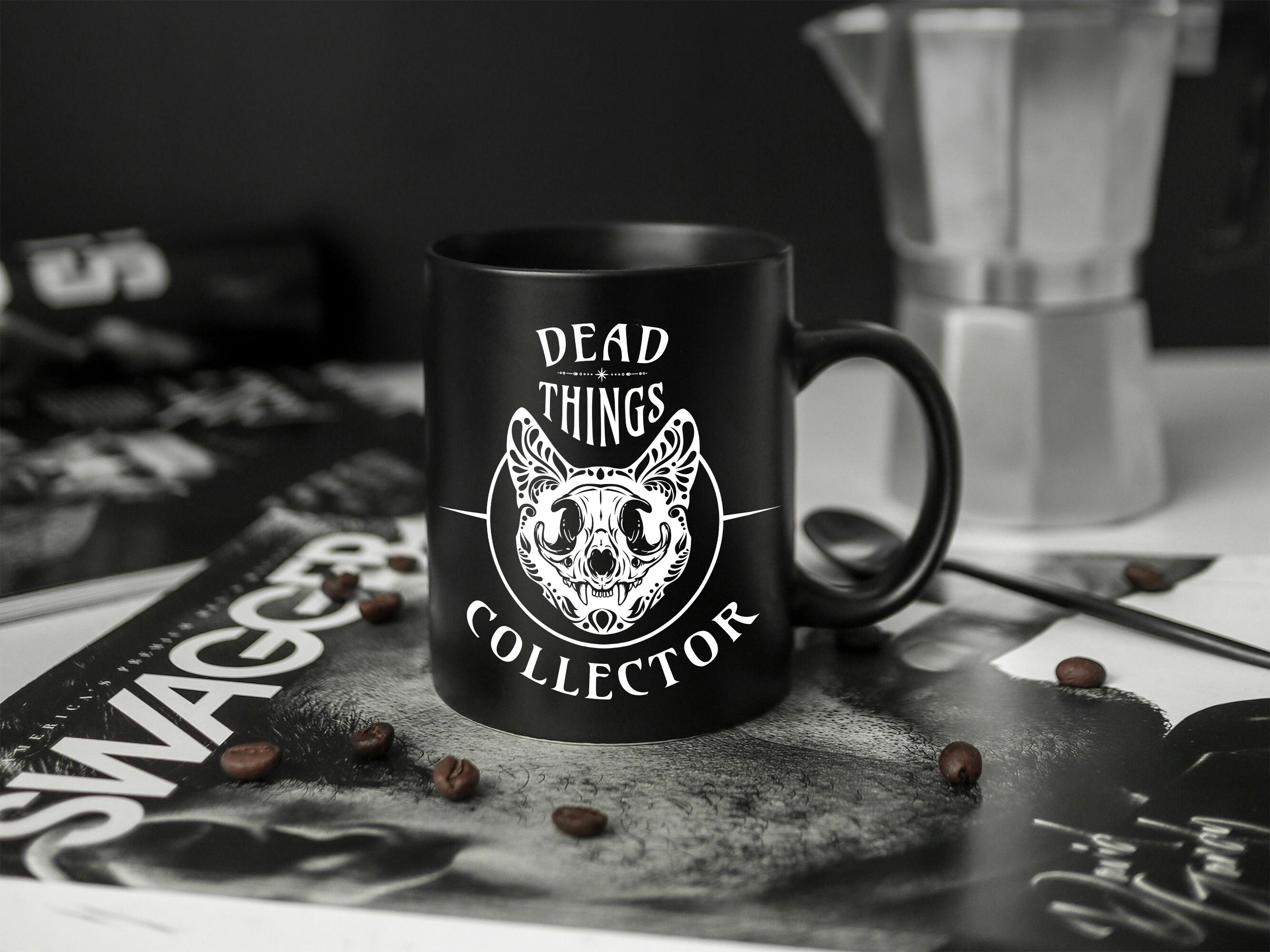 Dead Things Collector Png, Taxidermy Png, Bone Collector Png, Gothic ...