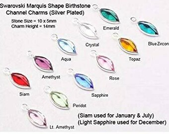 Swarovski Crystal Channel Drop - Etsy