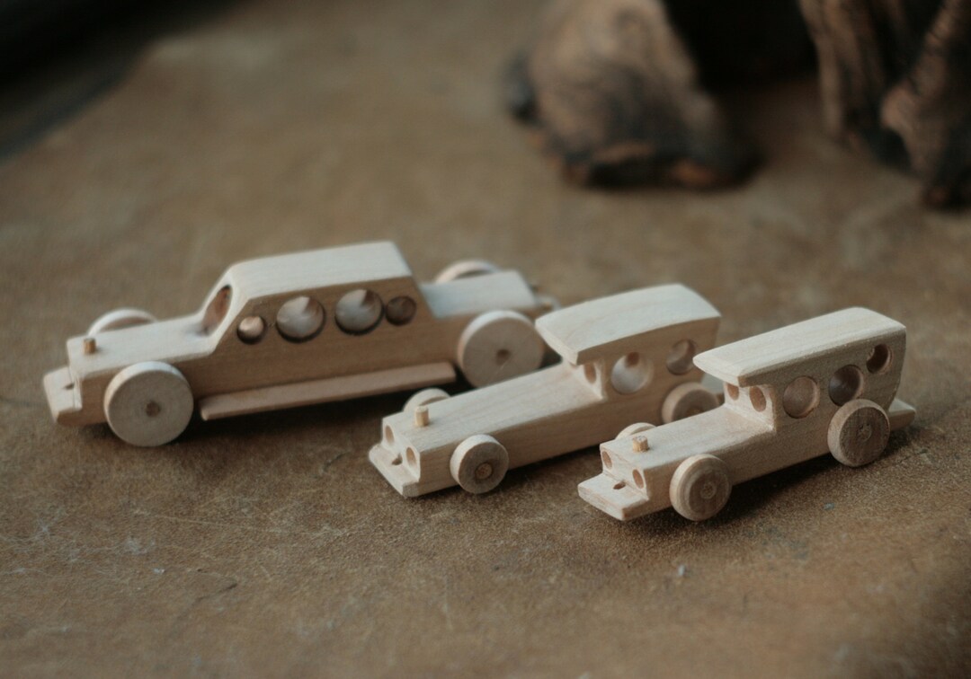 Vintage Wooden Sportscar Model, Rotating Weels, Collectible Figurine ...