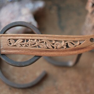 Wooden Carved Boline Athame Ritual Dagger Wood Magic Knife | Etsy